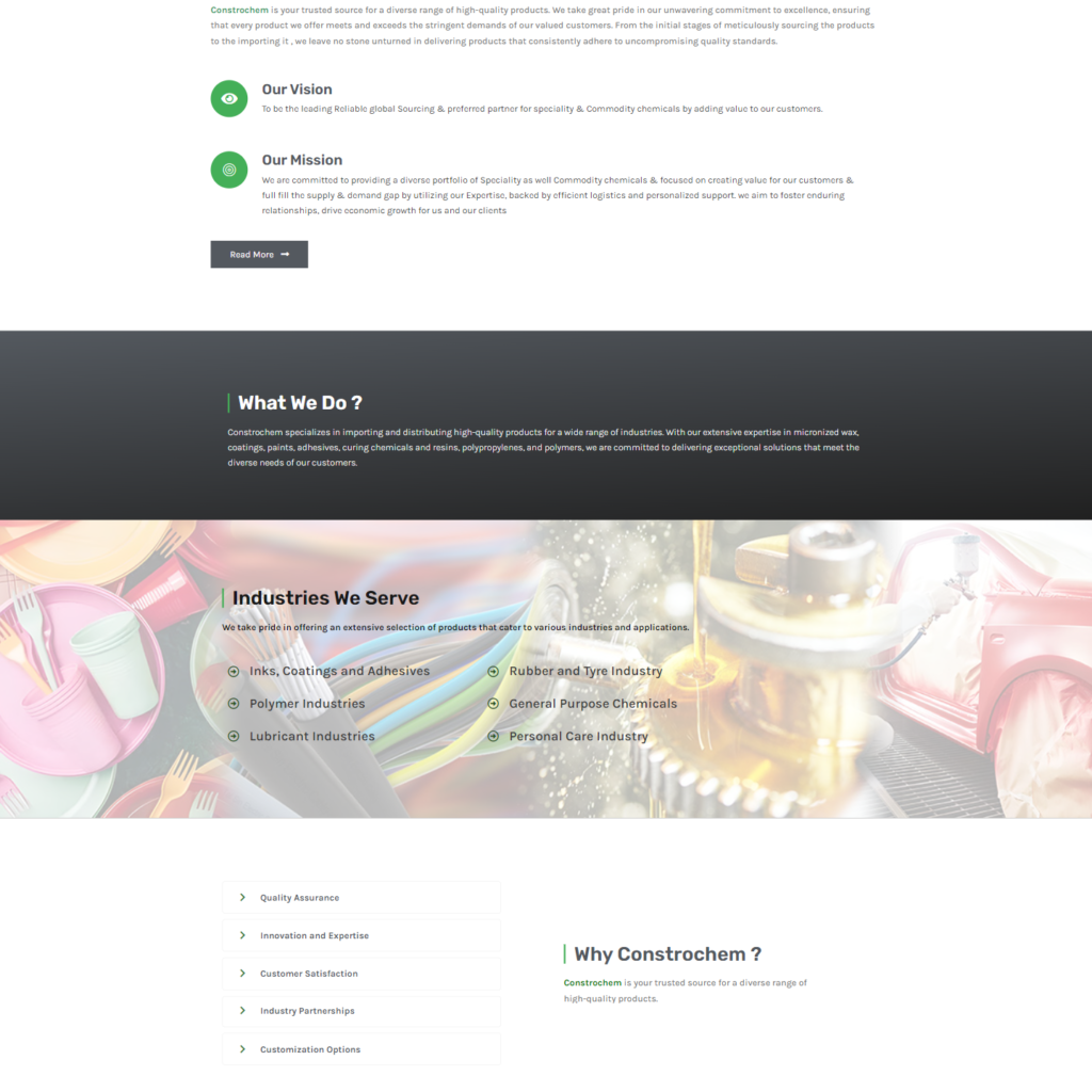 Constrochem - Matrix Technologies